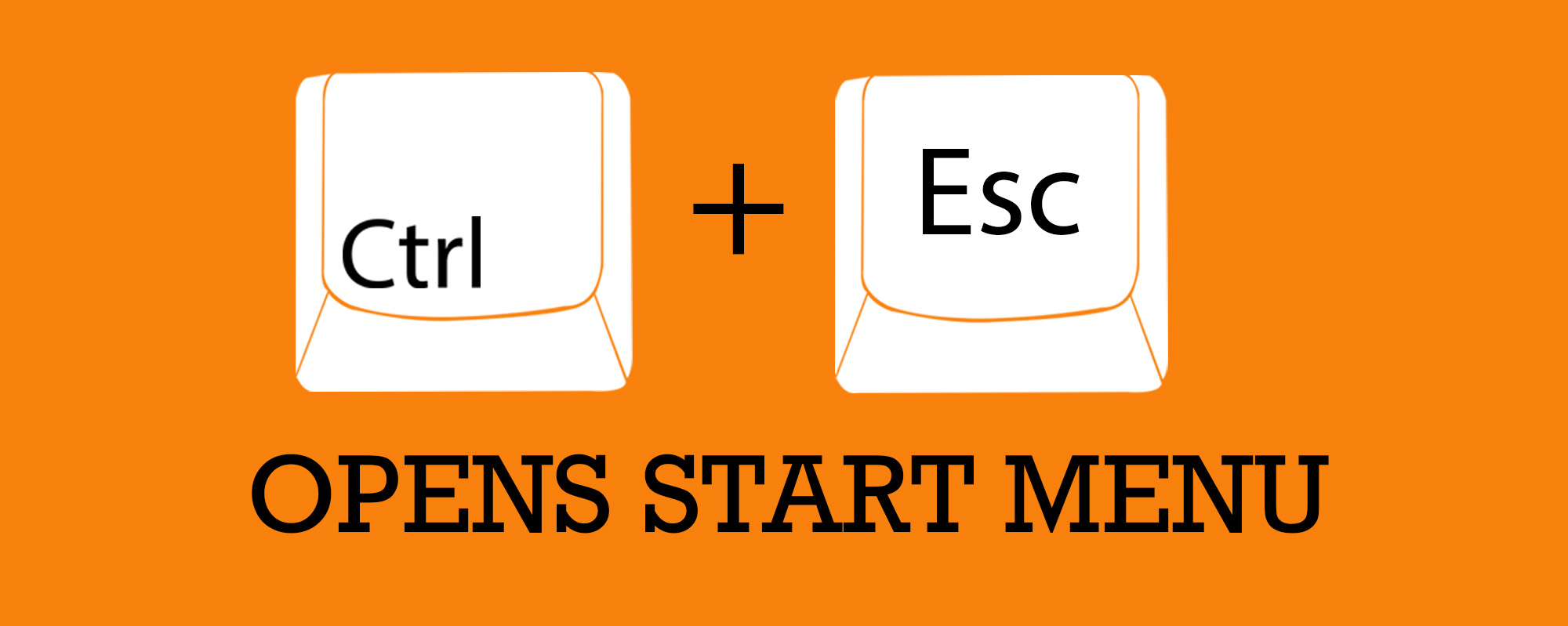 Best Practical Guide to Ctrl+Esc to open the start menu in Windows system