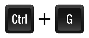 Best Practical Guide to Ctrl+G shortcut to open Go To dialogue box